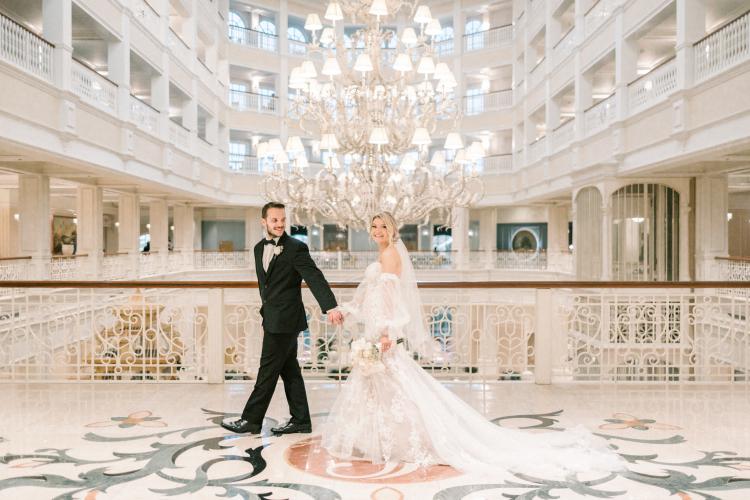 This Couple’s Disney Wedding Featured a Customized Menu | Disney Weddings