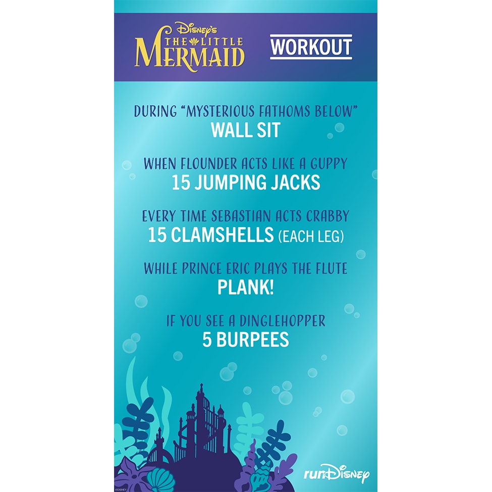 Try This runDisney Little Mermaid Workout! | The Kingdom Insider